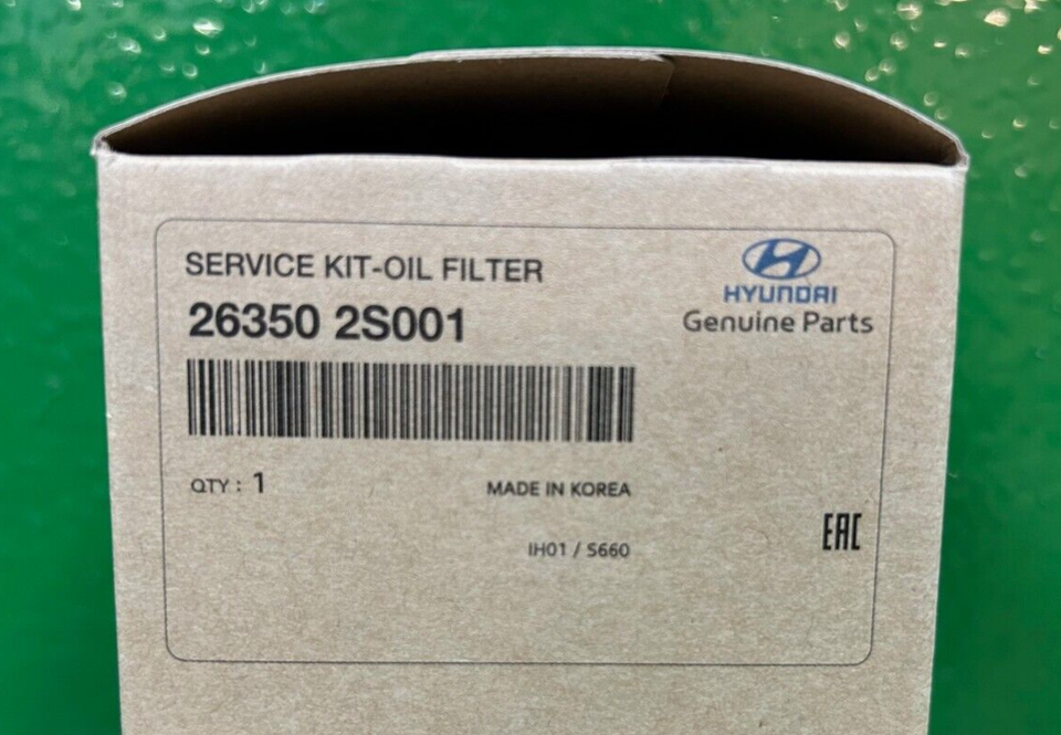 Hyundai 26350-2S001 Oil Filter 2 Pack and 1 Maxell 2032 Battery | OE