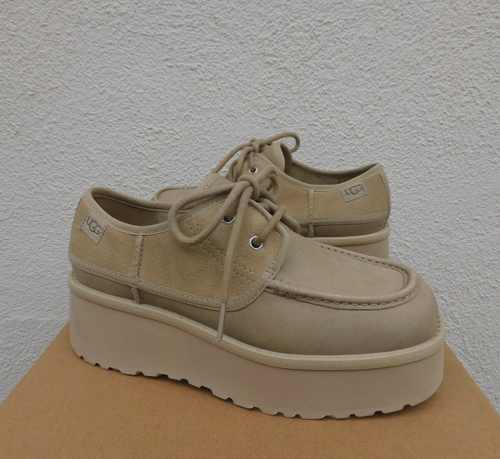 UGG MUSTARD SEED SUEDE CITYFUNC PLATFORM SHOES, WOMEN US 10/ EUR 41 ...