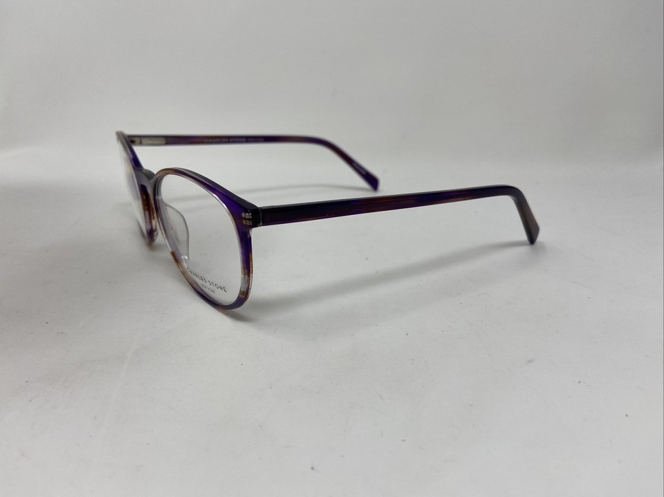 CHARLES STONE NEW YORK EYEGLASSES NY 30047 51/19/140 C2 PURPLE FLEX ...