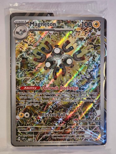 Pokemon Center Stamped Magneton SVP159 SEALED With Non-Stamped Promo ...