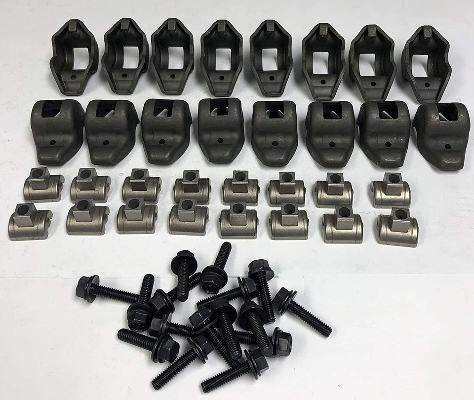 PEDESTAL 1978-2001 Ford 255 5.0L 302 351W Rocker Arm Kits/16 w/Bolts ...
