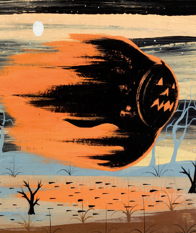 Disney Mary Blair Headless Horseman w Orange Fire Poster MATTE 13x19 | eBay