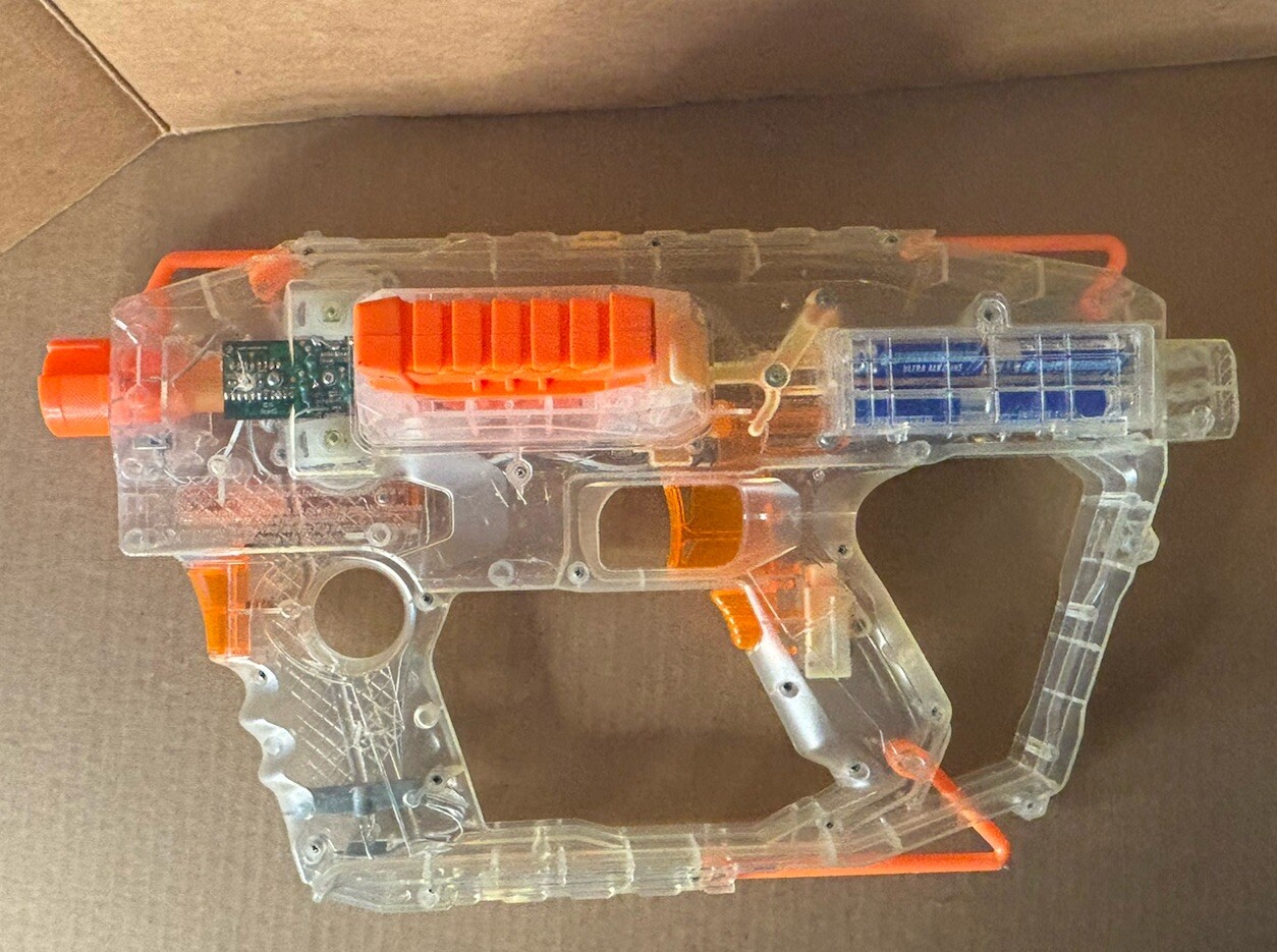 Nerf N-Strike Evader Modulus Ghost Ops Motorized Light-Up Blaster Dart Gun 630509680733| eBay