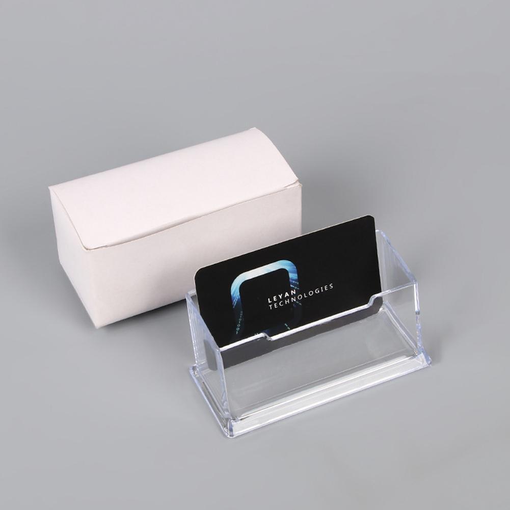 Acrylic Business Card Holder Desk, Clear Plastic Business Cards Display ...