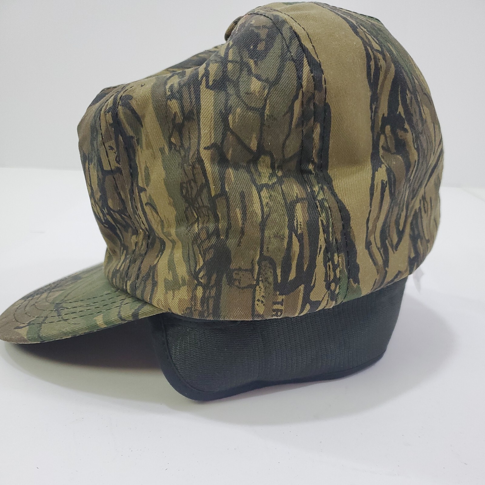 Vintage Trebark Camouflage Hunting Cap Hat Insulated Ear Made In USA ...