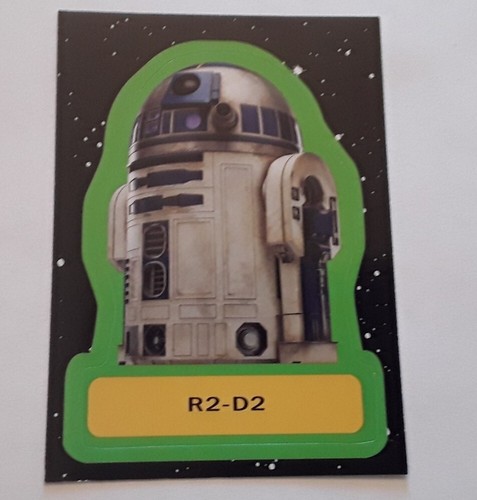 2018 Topps star Wars Galaxy R2 D2 Sticker Cs-9 | eBay
