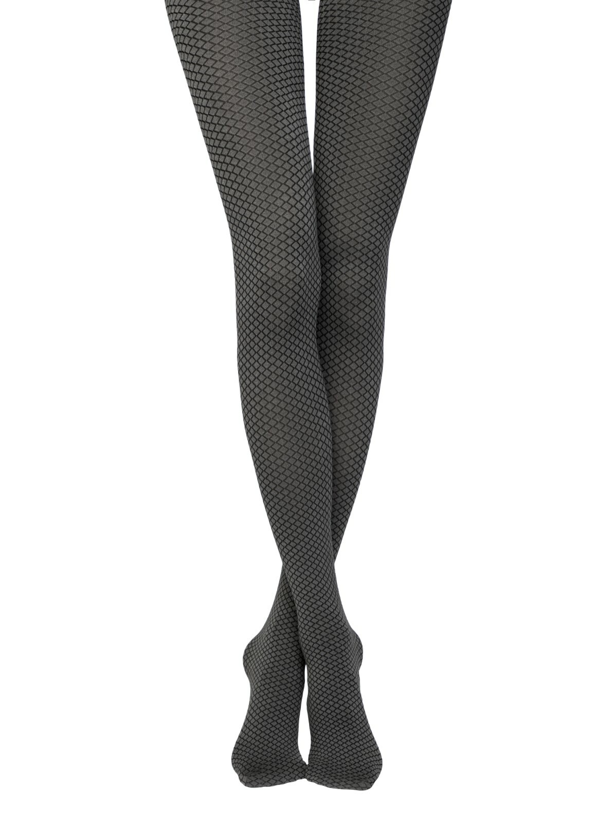 CONTE Fantasy Tights Diamond Patterned Graphite 50 DEN Pantyhose | eBay