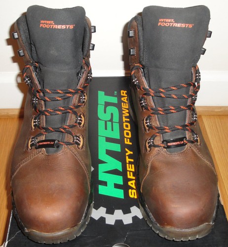 HYTEST FootRests 2.0 XERGY Men's Brown Nano Toe Safety Shoe Size 11.5 D ...