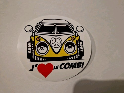 Stickers Autocollant Adhésif Combi Volkswagen 9,5 Cm Polymere | eBay