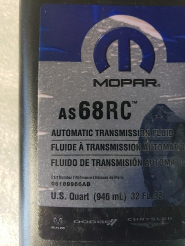 Automatic Transmission Fluid AS68RC 1 Quart, 32 Ounces | eBay