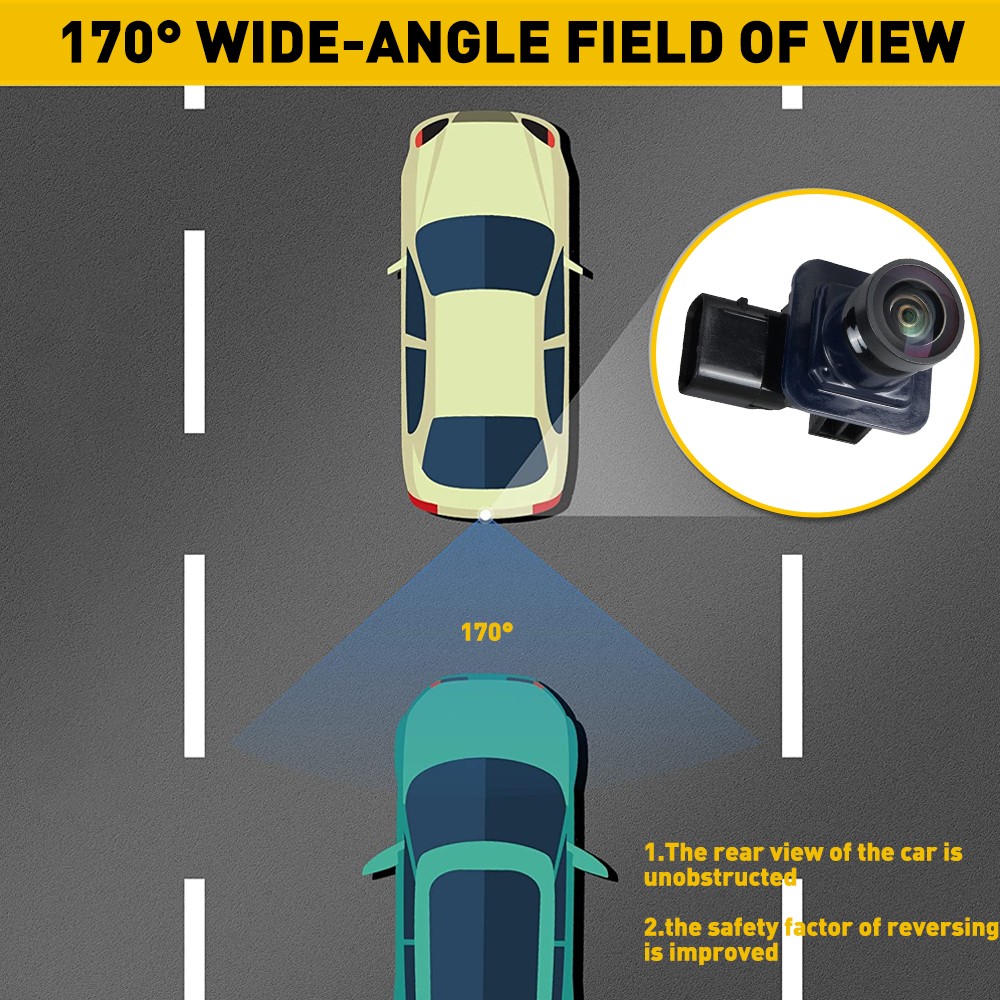 1x Rear View Backup Reserve Camera For 2013-2017 Ford Kuga Escape DV4T ...