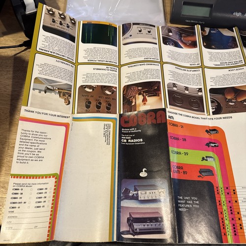 COBRA CB RADIO From Dynascan Corporation Pamphlet Vintage | eBay