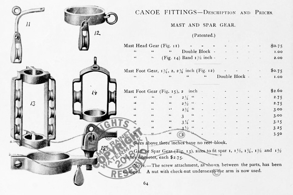 J H Rushton (1907) Row Boats Canoes CATALOG Cedar Canvas Wood Sailboats ...