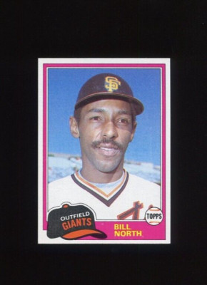 1981 TOPPS #713 BILL NORTH SAN FRANCISCO GIANTS | eBay