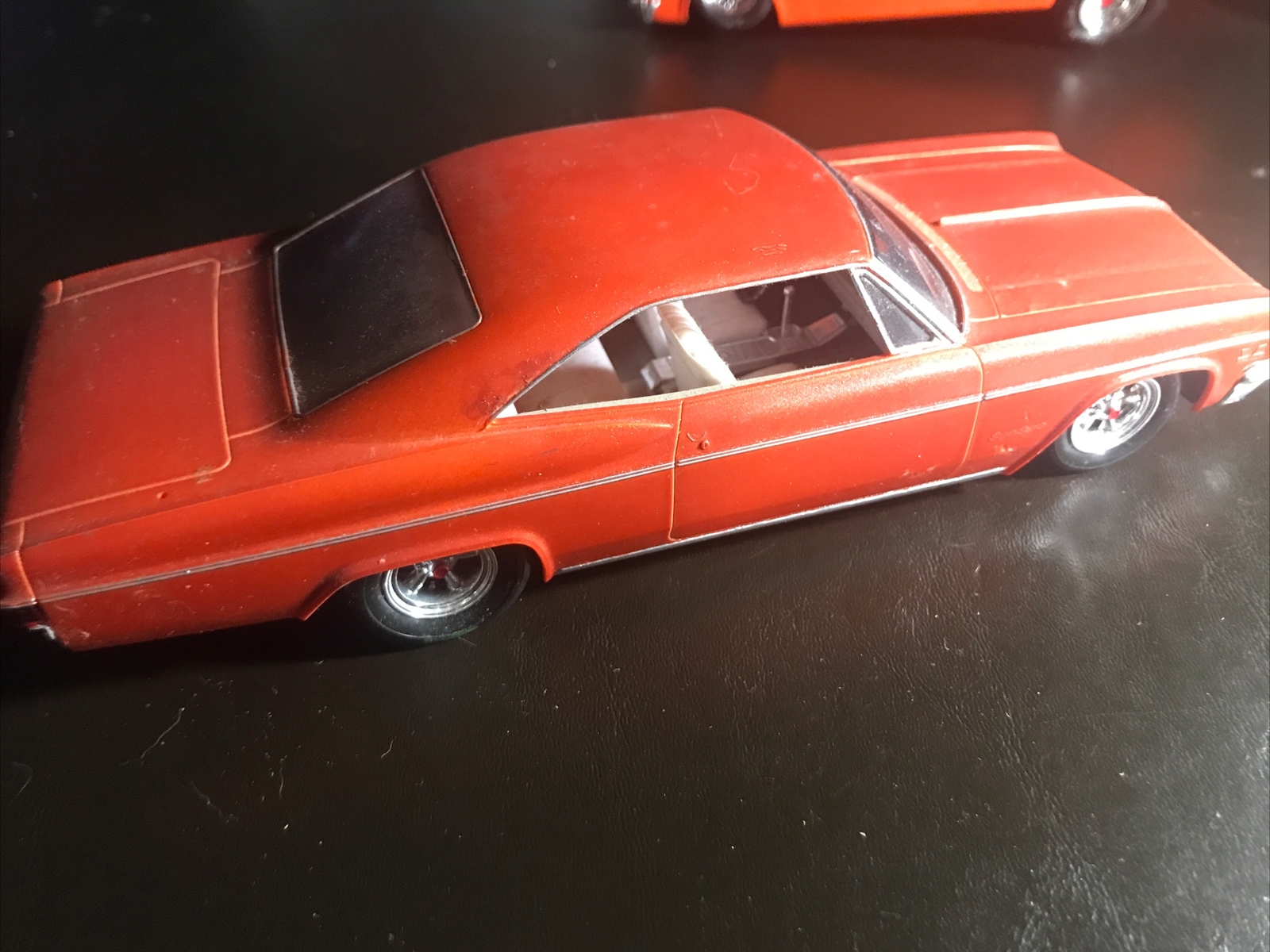 Vintage Built Plastic Model Car IMPALA SUPER SPORT NICE Junkyard ANT? 1/24? | eBay