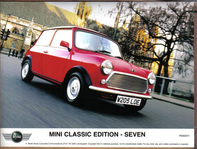 Mini Classic Edition - Seven original colour Press Photograph Pub. No ...
