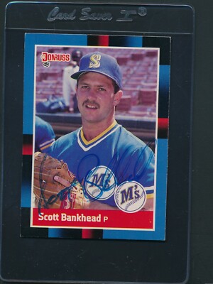 1988 Donruss #70 Scott Bankhead Mariners Signed Auto *C3681 | eBay