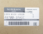 Genuine OEM Nissan 48700-1FA1C Ignition Steering Column Lock 2009-2011 ...