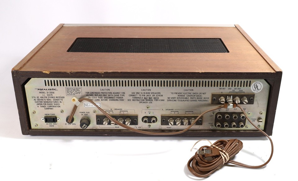 Vintage Realistic STA-82 Stereo Receiver | eBay