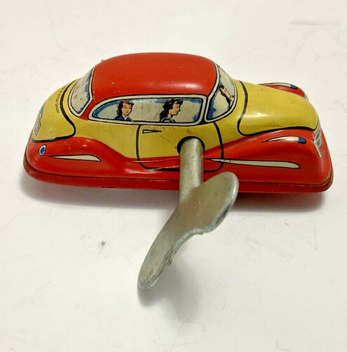 1960s Technofix Tin Plate Clockwork Wind Up Toy Car Litho W Germany 3 ...