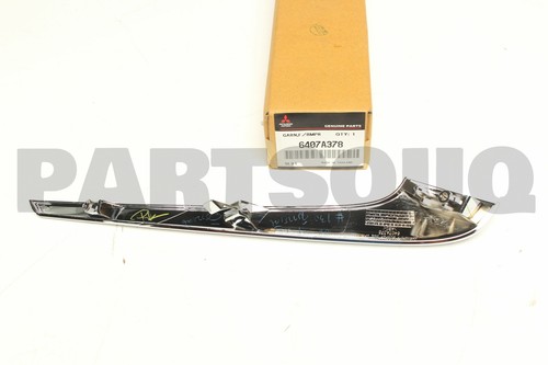 6407A378 Genuine Mitsubishi GARNISH,FR BUMPER SI | eBay