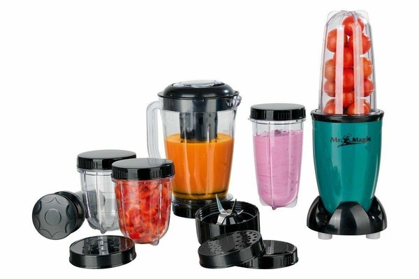 Gourmetmaxx Mr. Magic Mixer für Smoothies und Cocktails 400W mit 8 ...
