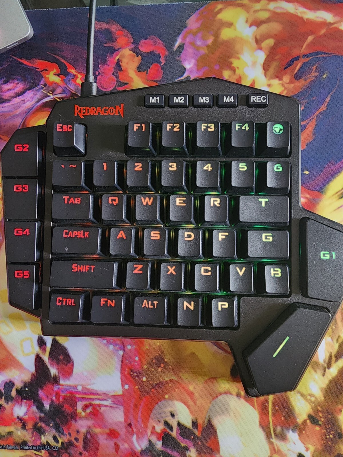 Red Dragon Gaming DITI Keyboard K585RGB - Brown Switch. No Cable - Công ...