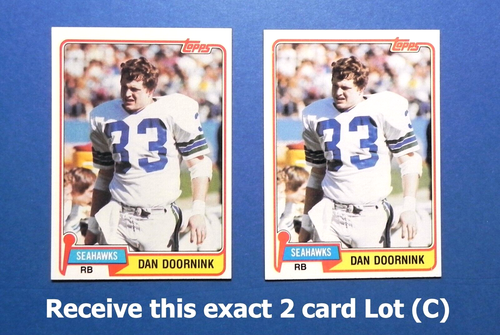 Dan Doornink 1981 Topps 2 Card Lot (C) card #48 | eBay