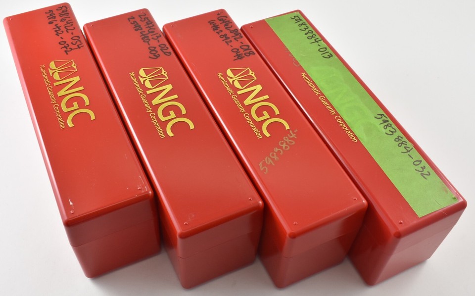 RED Official NGC Storage Slab Holder Box - Used - Can hold 20 NGC Slabs ...