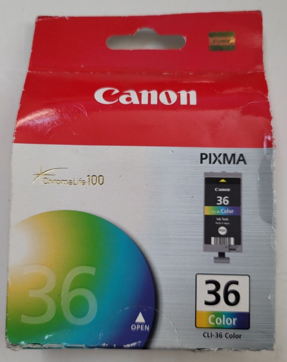 Genuine New Canon Pixma 36 Color Ink Tank Cartridge CLI-36 Color | eBay
