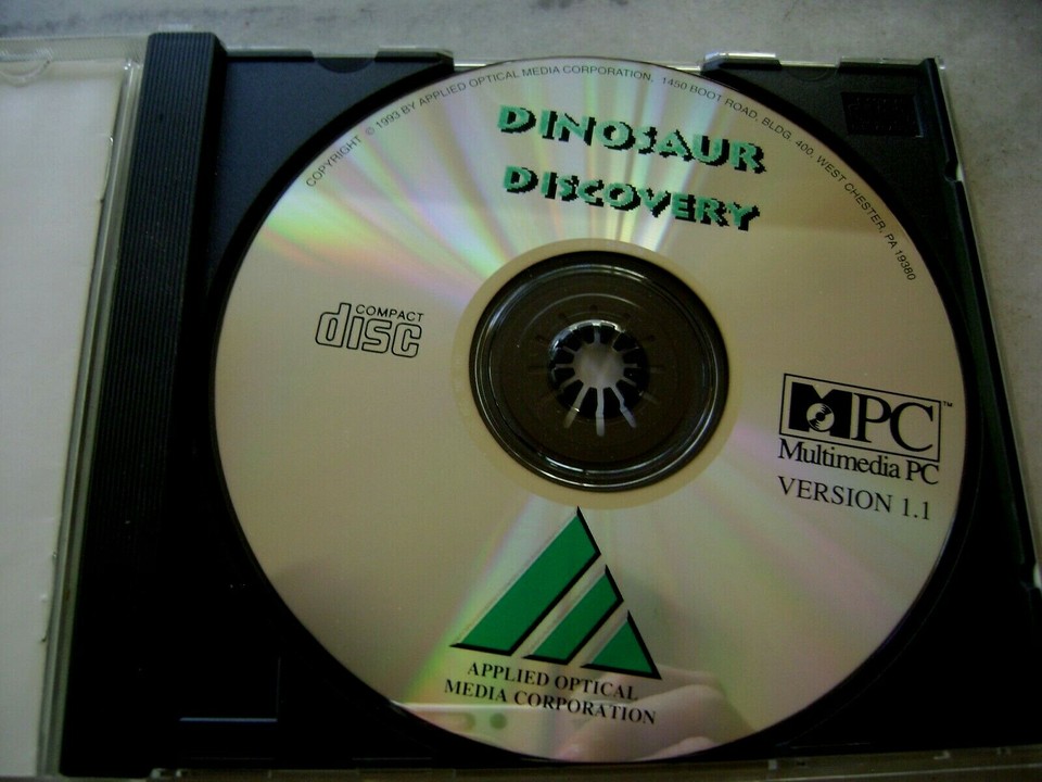 DINOSAUR DISCOVERY PC CD-ROM MULTIMEDIA EXPERIENCE GAME SLIDE SHOW ...