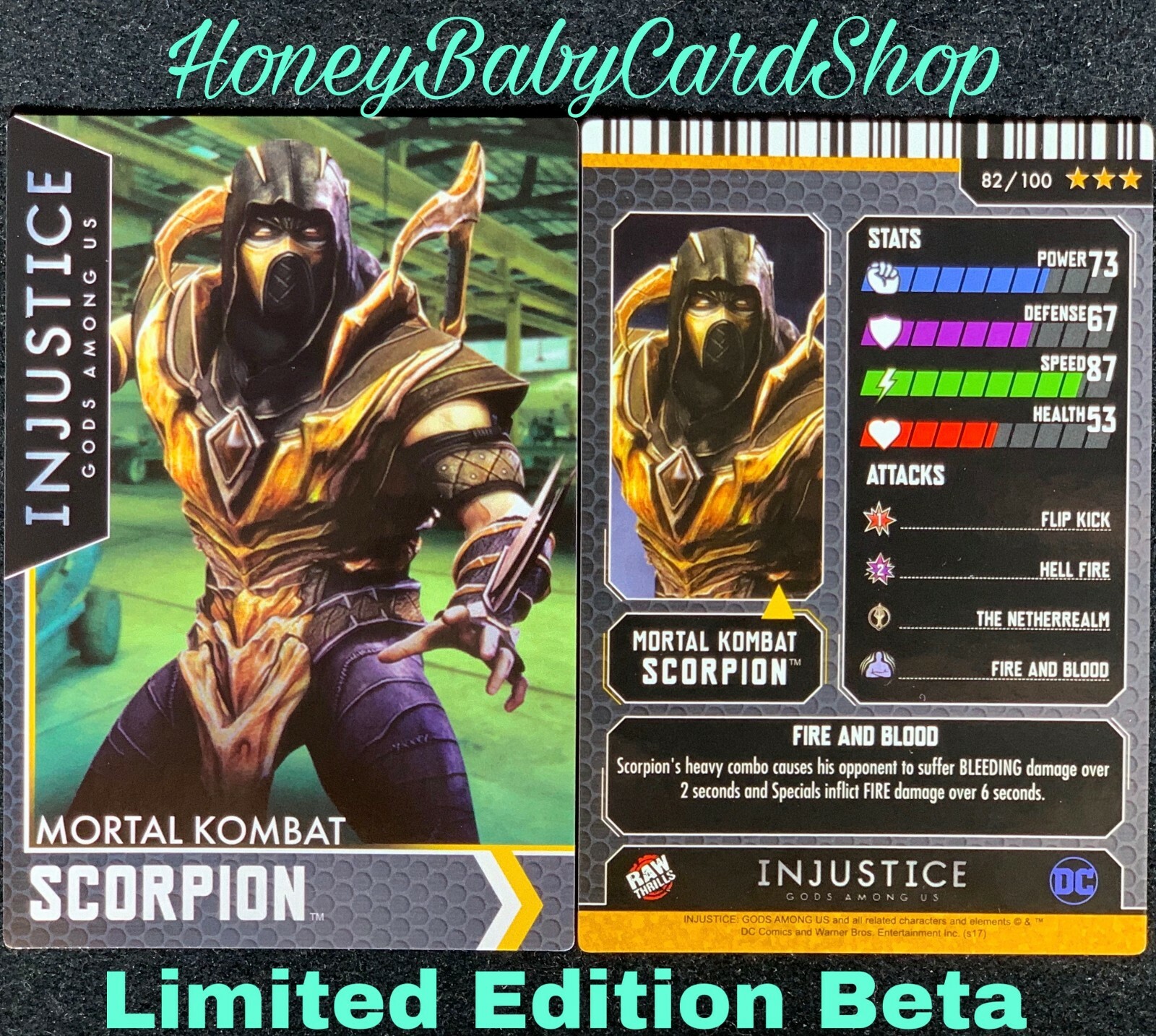 Injustice Scorpion Card