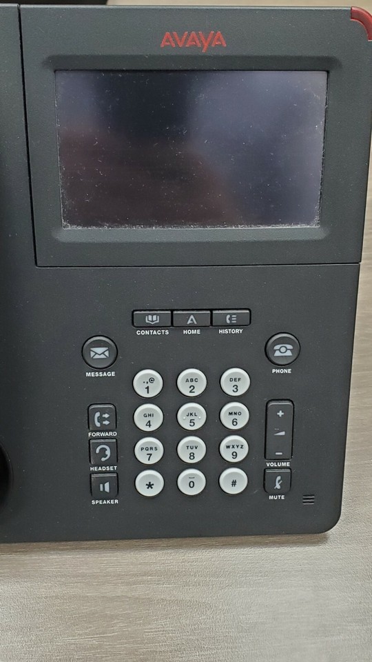Avaya 9641G Digital VoIP Color Touchscreen Business Office Telephone w ...