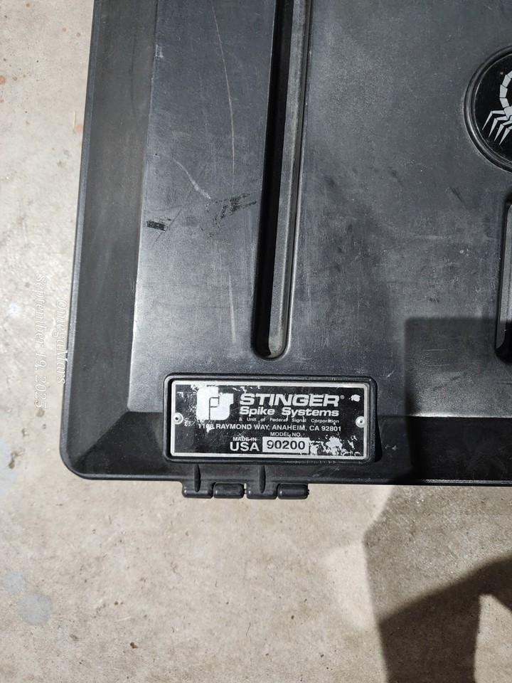Stinger Spike strip Model 90200 Tire Deflation Federal Signal 15.5 ...