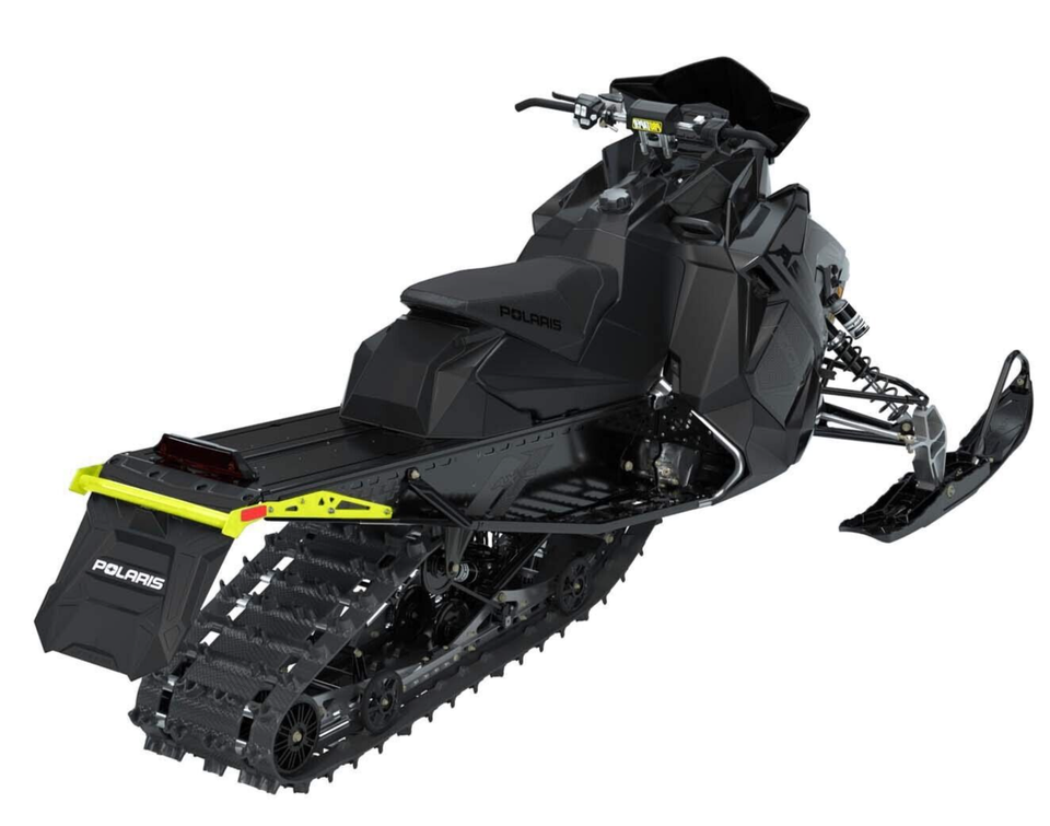 NEW OEM POLARIS SNOWMOBILE 144" ELITE REAR BUMPER, LIME SQUEEZE ...