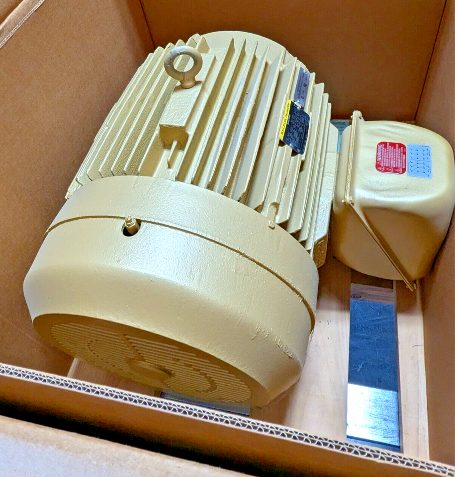 NEW BALDOR 75 HP SUPER E MOTOR EM4313T / 230/460 VOLT 3555 RPM 365TS ...