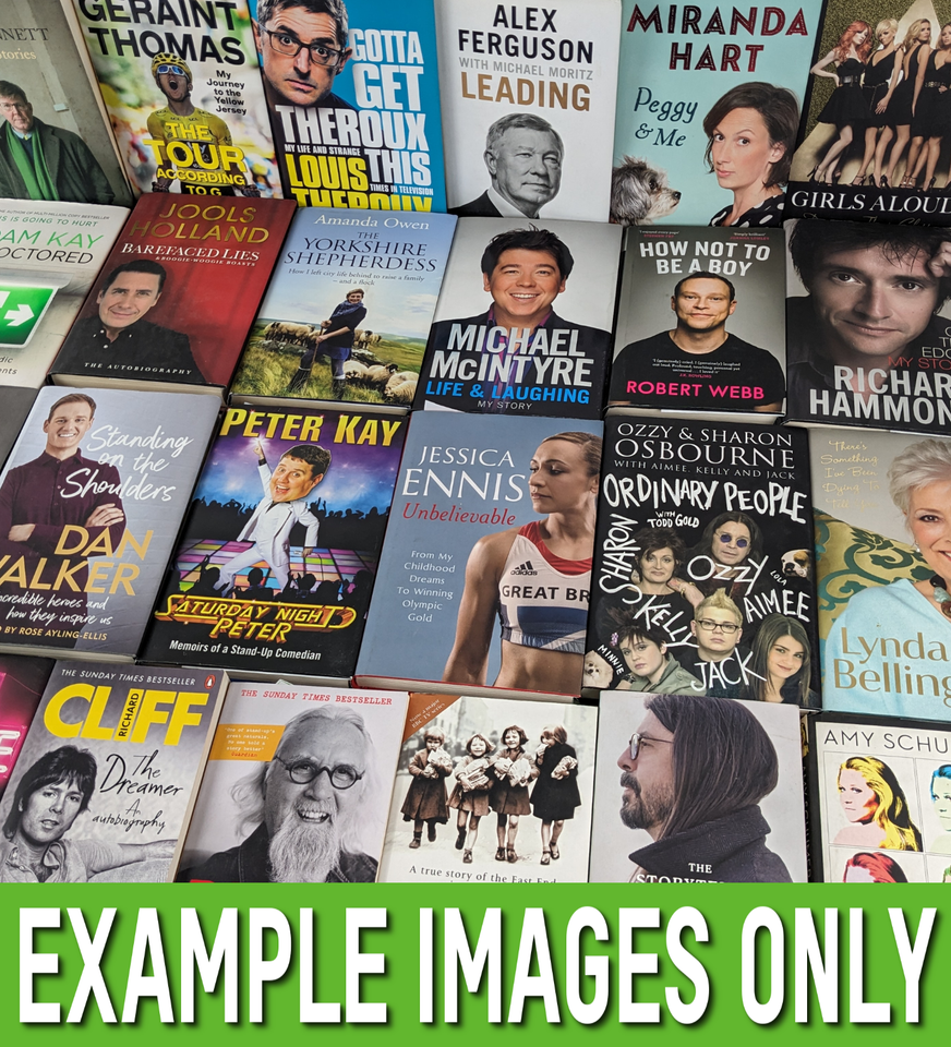 Wholesale Books Job Lot - 20-25 Biography Books - FREE SHIPPING - Used ...