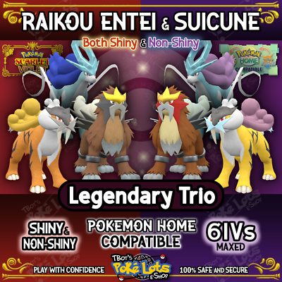 Pokemon Raikou Entei Suicune