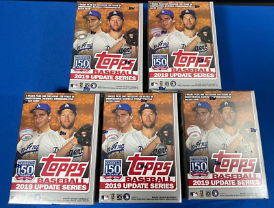 2019 Topps UPDATE Blaster Box 5 BOX LOT NEW FACTORY SEALED | eBay