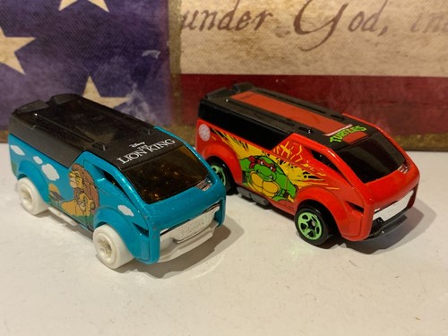 HOT WHEELS THE VANSTER X2. 2022 DISNEY LION KING & 2020 TEENAGE NINJA ...