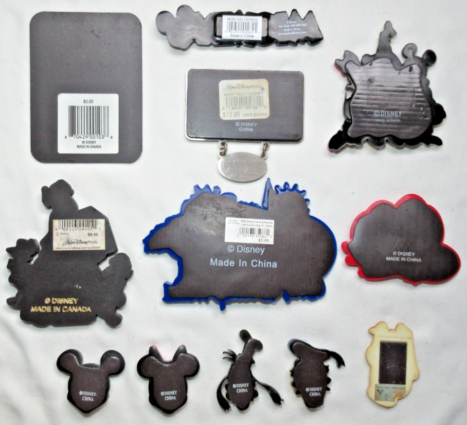 12 - Vintage Walt Disney World Character Refrigerator Magnets | eBay