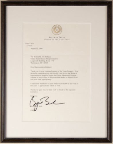 GEORGE W. BUSH - TYPED LETTER SIGNED 08/12/1998 | eBay