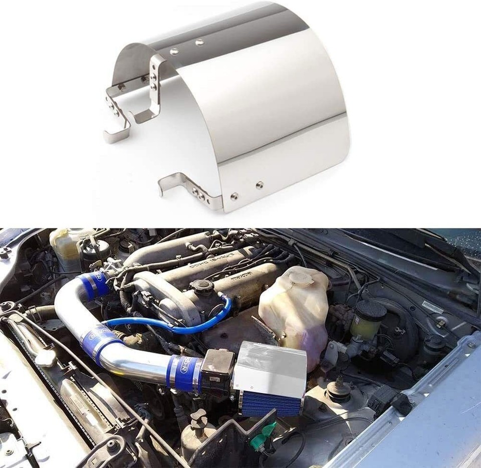 2.5" - 3.5" Cold Air Intake Filter Heat Shield Cover Universal ...
