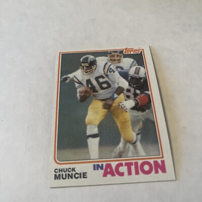 1982 Topps Chuck Muncie San Diego Chargers In Action 237 Free Shipping | eBay