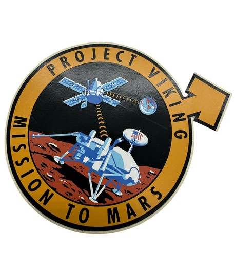 Viking Mission To Mars Sticker NASA Project Vintage 1976 Space ...