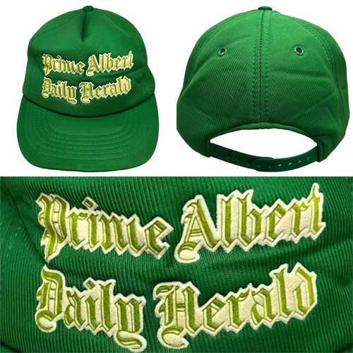 Vtg Prince Albert Daily Herald Mesh Snapback Hat Saskatchewan Newspaper ...