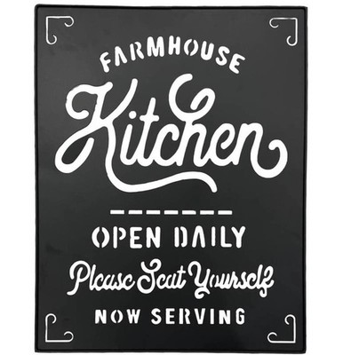Farmhouse Kitchen Metal Sign 32x42cm | eBay Australia