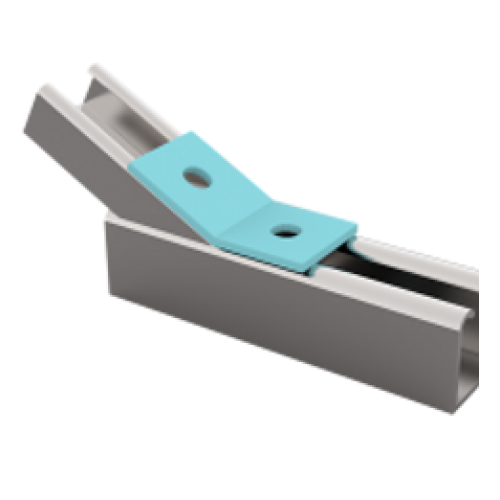 GALVANISED UNISTRUT ANGLE BRACKETS ACUTE OBTUSE SHELF HINGED CHANNEL ...