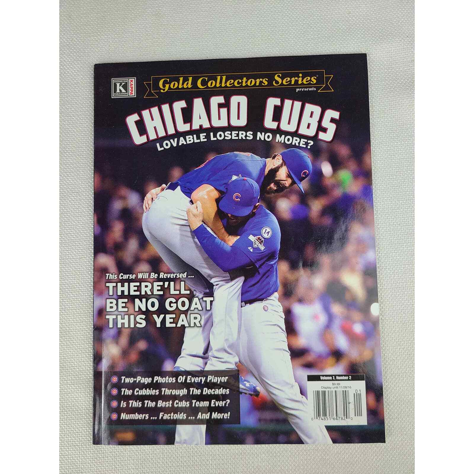 Chicago Cubs Lovable Losers No More Gold Collectors Series 2016 Champs ...