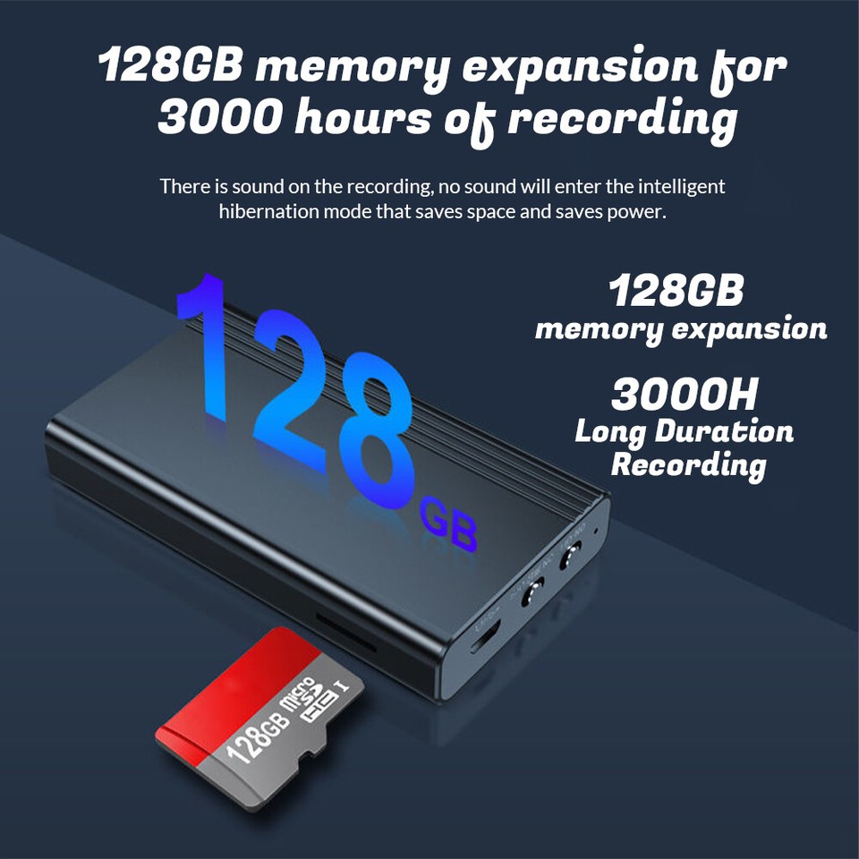 Spy Digital Voice Activated Mini Sound Audio Recorder Dictaphone ...